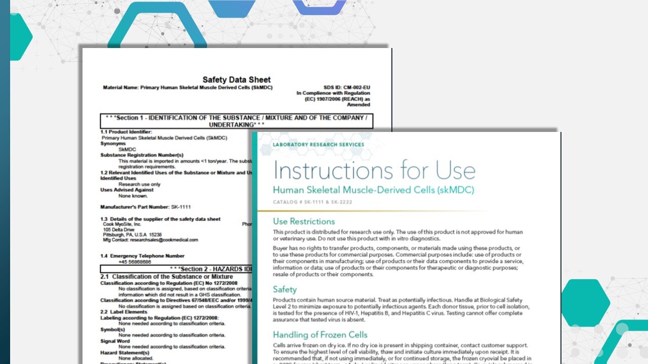 Instructions For Use & Safety Data Sheet